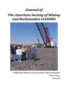 Journal of the American Society of Mining & Reclamation (JASMR ...